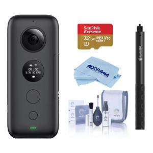Insta360 ONE X Action Camera With Insta360 Selfie Stick - 32GB ...