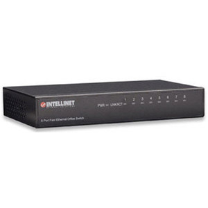 Intellinet 8-Port 10/100 Mbps Fast Ethernet Office Switch - Adorama
