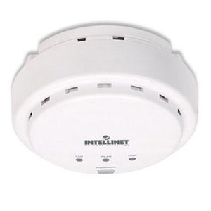 Intellinet High-Power Ceiling Mount Wireless 300N PoE Access Point 525251