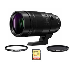 Panasonic Leica DG Elmarit 200mm f/2.8 Lens for MFT with 77mm UV+CPL ...
