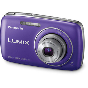 Panasonic Lumix DMC-S3 14.1 MP Digital Camera, 4x Zoom, Purple Blue DMC-S3A