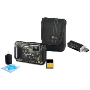 Panasonic Lumix DMC-TS6 Digital Camera, Cameo With Basic Accessory Bundle