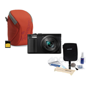 Panasonic Lumix DMC-ZS50 Digital Camera, Black with Basic Accessory Bundle