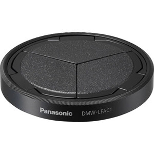 Panasonic DMW-LFAC1K Automatic Lens Cap for Lumix DMC-LX100 Camera, Black