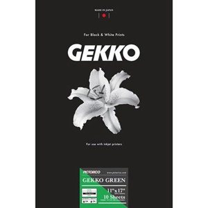 Pictorico Gekko Green Luster Photo Paper (11x17"), 10 Sheets