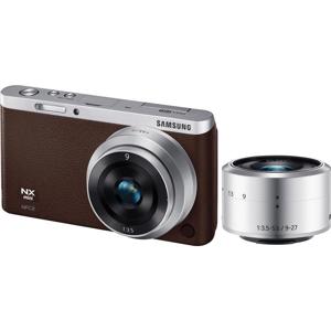 Samsung NX Mini Mirrorless Digital Camera w/9mm/9-27mm Lenses & Lens ...