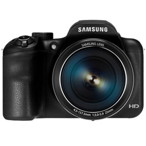 Samsung WB1100F Smart Digital Camera with 25-875mm Lens, Black