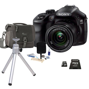 Sony Alpha A3000 Digital Camera with 18-55mm Lens with and Free ...