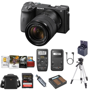 Sony Alpha a6600 Mirrorless Camera with 18-135mm Lens, Bundle with ...
