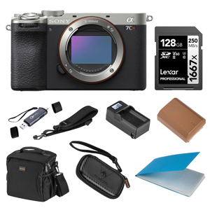 Sony Alpha a7CR Mirrorless Camera Body, Silver with Essentials Kit ILCE ...