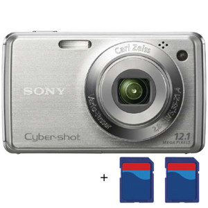 Sony Cyber-Shot DSC-W220 Point & Shoot Digital Camera, 12.1 Megapixel ...