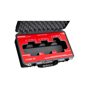 Jason Cases Waterproof Hard Case with Laser-Cut Foam for 3x Canon RF ...