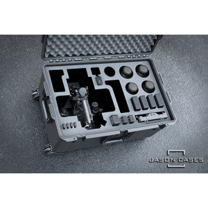 Jason Cases Waterproof Wheeled Hard Case w/Foam for DJI Ronin 4D Cinema ...