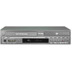 JVC SR-MV40US DVD Recorder/S-VHS VCR Combo, with FireWire Input/Output ...
