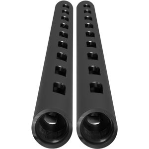 Kondor Blue 18" PPSh 15mm Threaded Aluminum Rod, Raven Black, 2-Pack KB ...