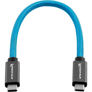 Kondor Blue 8.5" USB 3.1 Gen 2 Type-C to Type-C Cable for SSD Recording ...