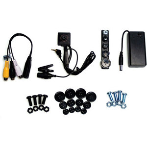 KJB Security Products C1020 Button & Screw Wired CCD Color Covert Camera