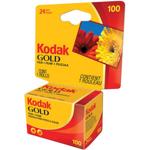 Kodak Kodacolor Gold 100GA Negative Film 35mm 24 Exp - Adorama