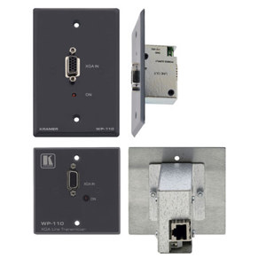 Kramer Electronics WP-110 Video to Twisted Pair Transmitter & Wall Plate