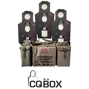 Laser Ammo CQB Humanoid Sized Silhouette Targets with Sensors CQB-1