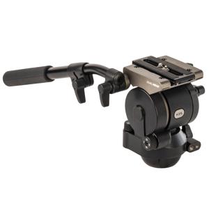 Libec H35 Dual Base Fluid Head with PH-6B Pan Handle, 17.6 lbs Load ...