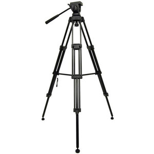 Libec TH-650HD 3-section Aluminum Tripod with TH-650HD Head - Black