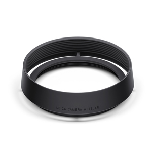 Leica Aluminum Lens Hood for Q Series Digital Camera, Black Anodized ...