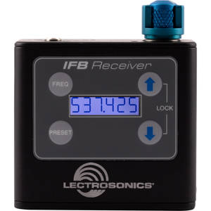 Lectrosonics IFBR1B-B1 UHF Belt-Pack IFB Receiver without Charger, 537 ...