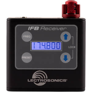 Lectrosonics IFBR1B-VHF Belt-Pack IFB Receiver with Charger, 174 - 215MHz