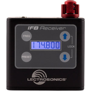 Lectrosonics IFBR1B-VHF Belt-Pack IFB Receiver without Charger, 174 ...