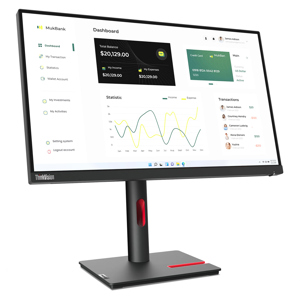 Lenovo ThinkVision T23i-30 23" 16:9 Full HD IPS WLED LCD Monitor, Raven ...