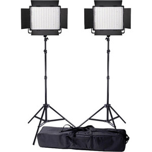 Ledgo Value Series Bi-Color AC/DC Sony LED Panel 900 2-Light Kit