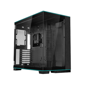 Used O11 Dynamic EVO RGB Tempered Glass E-ATX Mid Tower Computer Case Black