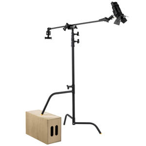 Lowel 40" C-Stand Sliding Leg Kit with 2.5" Grip Head and 40" Grip Arm ...