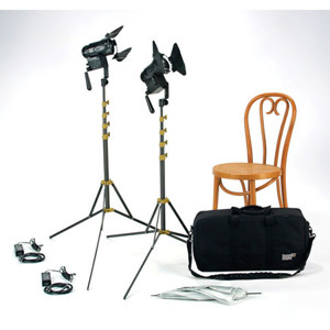 Lowel PRO Power Daylight LED 2-Light AC Kit with LB-30 Soft Case
