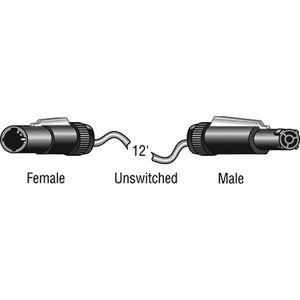 Lowel 16' Powercon Switched AC Cable for T1-10G Tungsten Tota-light, Euro