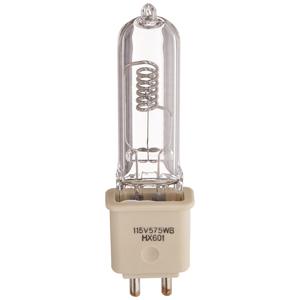 Lamp Ushio HX-601 575W/115V Tungsten Halogen Lamp with 2-Pin G9.5 Base