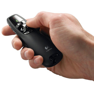 Logitech R400 Wireless Presenter Remote Control, Black 910001354