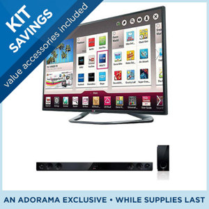 LG 55LA6200 55" Class 1080p Cinema 3D Smart TV - Bundle w/LG NB3530A ...