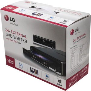 LG Electronics GE24NU40 Super Multi External 24x USB 2.0 DVD Rewriter