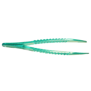 Lynn Peavey Sterile Disposable Tweezers, Pack of 12, Light Blue 95028