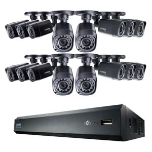 Lorex 16-Channel 1TB DVR with 16x Indoor/Outdoor Night Vision HD Bullet ...