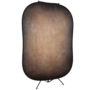 Used Manfrotto 5x7' Vintage Collapsible Reversible Background, Walnut ...