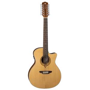 Luna Heartsong 12-String Acoustic Electric Guitar with USB, Rosewood ...