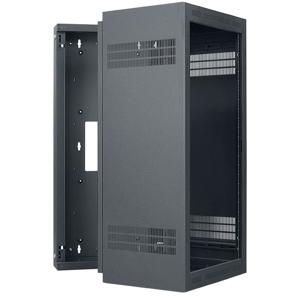 Lowell Manufacturing LWR-2419 24U Rack-Sectional Wall Mount, 19" Deep ...
