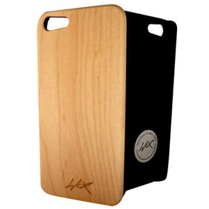 Lax Gadgets Premium Wood Case for iPhone 5, PC Maple PCMAPLE