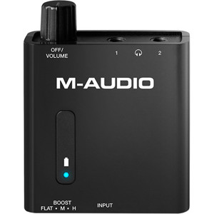 M-Audio Bass Traveler Portable Headphone Amplifier w/ Dual Outputs