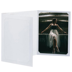TAP Picture Folder Frame for 6x8" or 8x10" Photo, White, 50-Pack