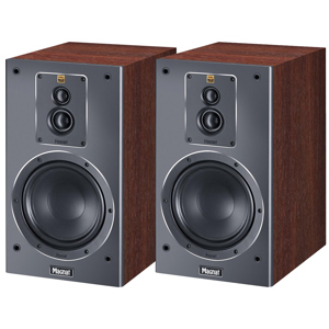 Magnat Signature 503 170W 3-Way Bass Reflex Shelf Speaker, Mocca, Pair