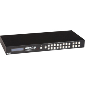 Muxlab 4K HDMI 8x8 Matrix Switch with 9x IR Sensors and 8x IR Emitters ...